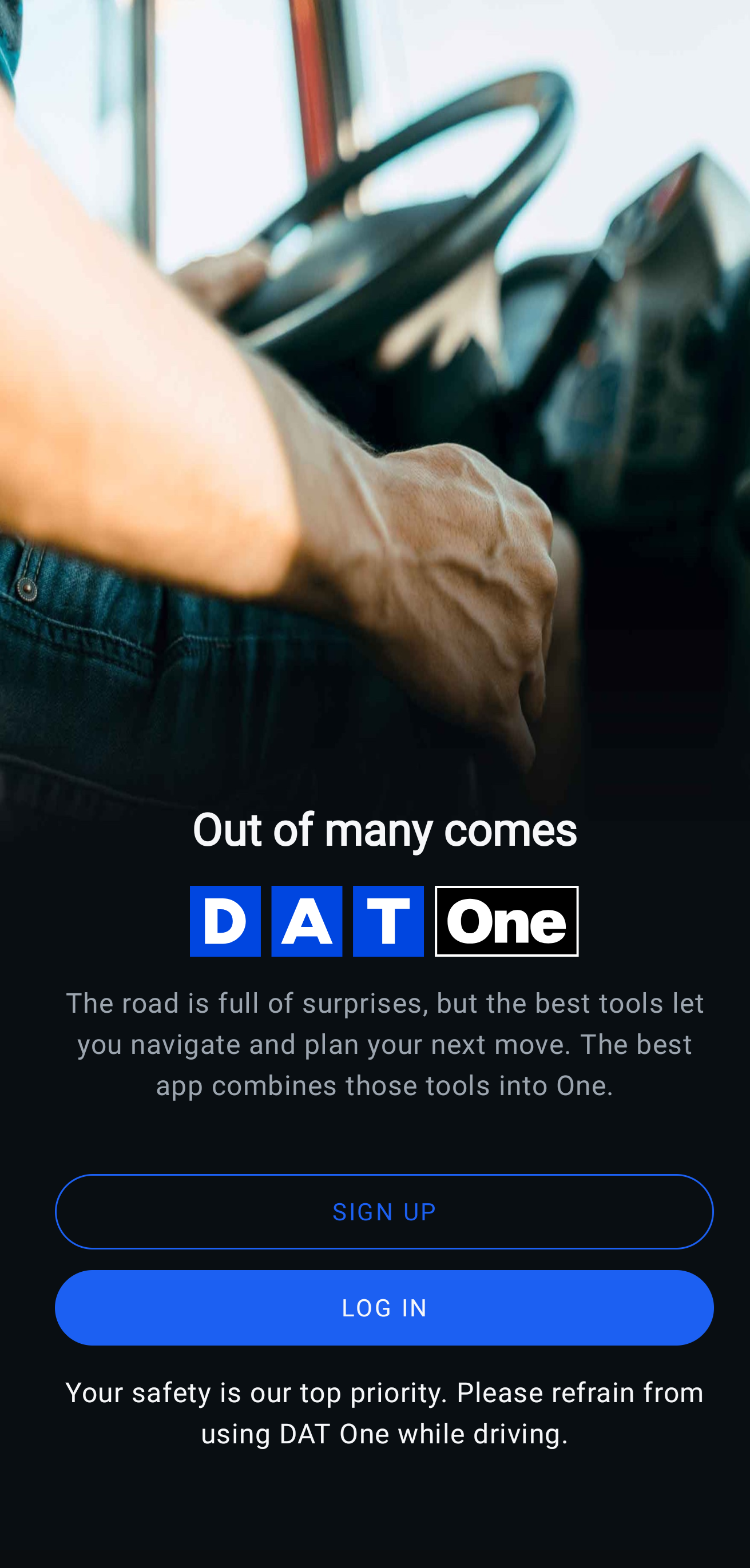 Signing up for DAT One mobile | Welcome to DAT One Help Center