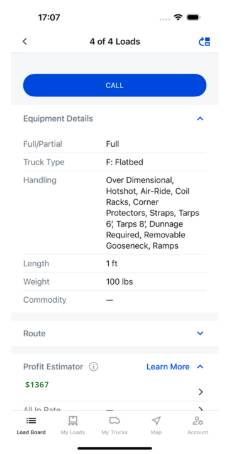 How to see equipment requirements on Flatbed loads | Welcome to DAT One ...