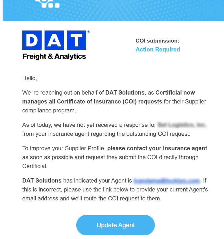 Certificial | Welcome to DAT One Help Center