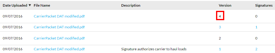 Update Contracts | DAT OnBoard Help Center