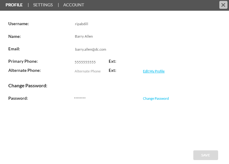 Accessing your RateView account settings and profile | DAT iQ Help Center
