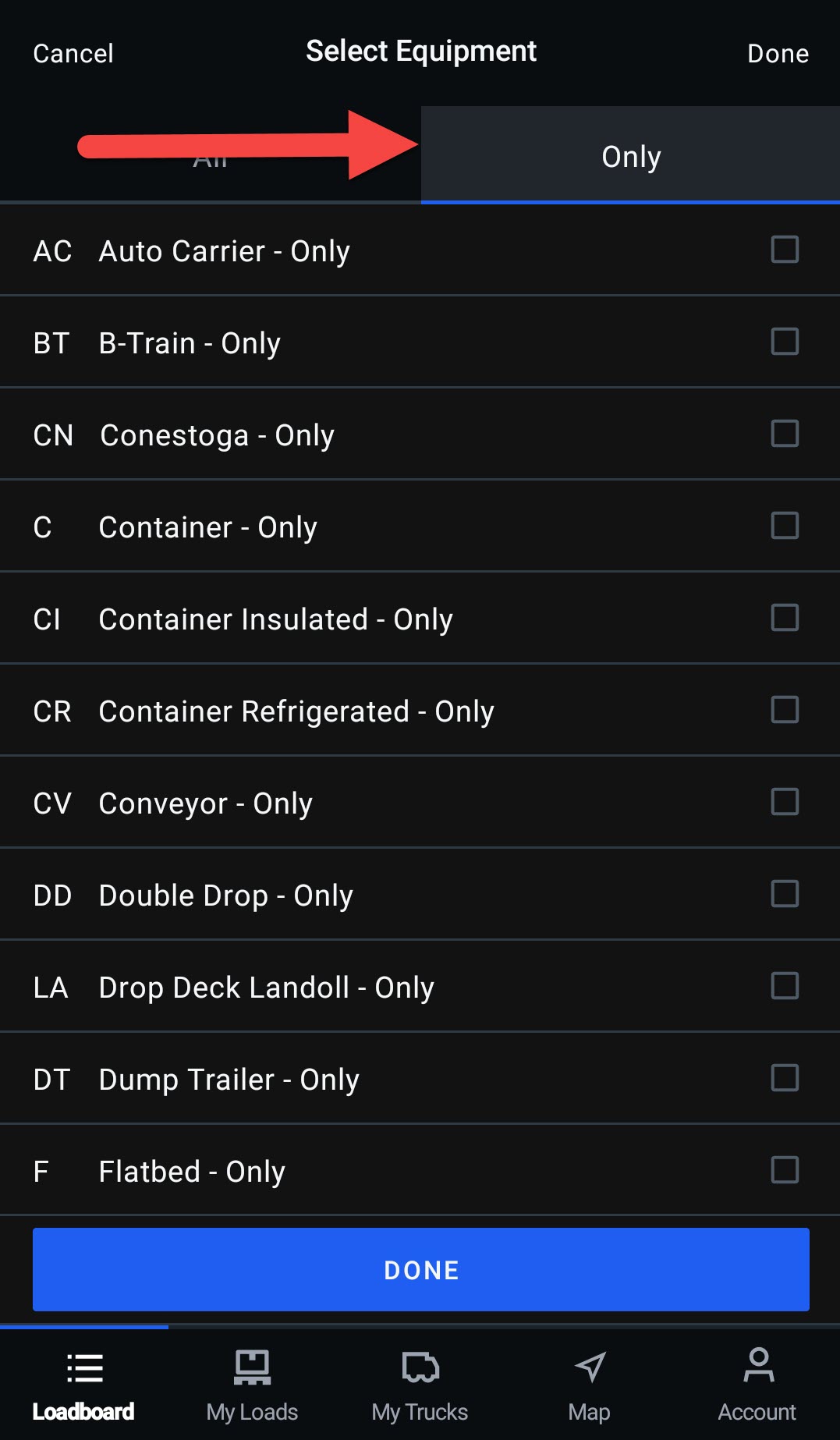 Using the Sprinter Van equipment type | Welcome to DAT One Help Center
