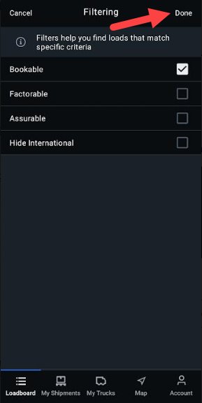 Adding filters to your search | Welcome to DAT One Help Center