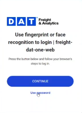 Unable to login with your PIN, Fingerprint, or Face ID | Welcome to DAT ...