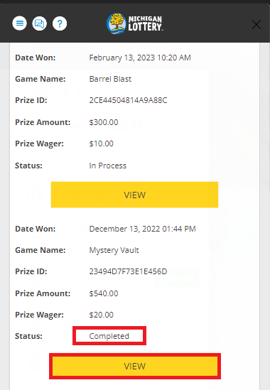 How Do I Print a W-2G Form for an Online Prize? | Michigan Lottery FAQ