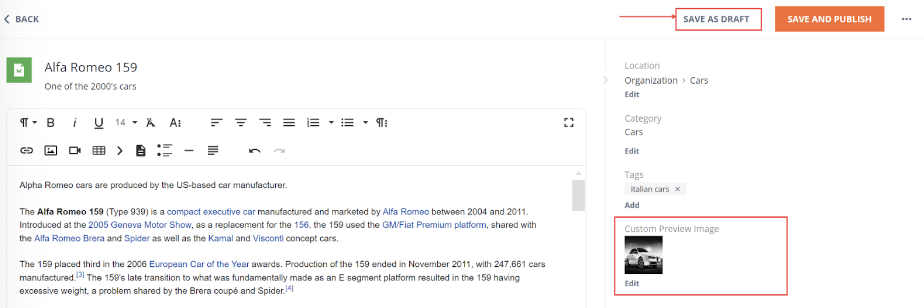 Shelf KMS: Gem Edit and Draft Mode Overview Guide_V.1.1 | Shelf Help Center