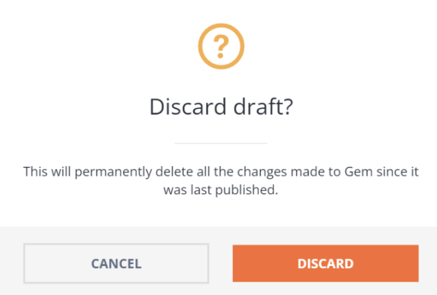 Shelf KMS: Gem Edit and Draft Mode Overview Guide_V.1.1 | Shelf Help Center