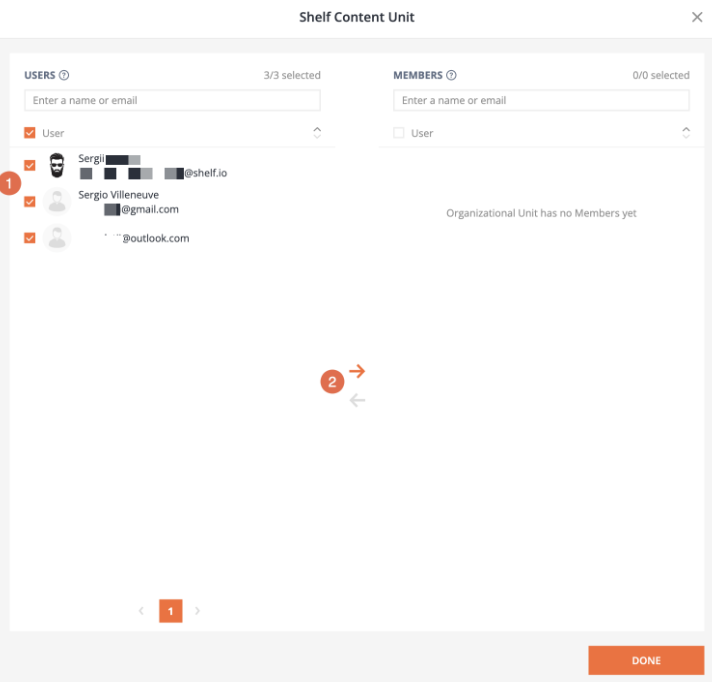 Organizational Units Feature Overview Guide | Shelf Help Center