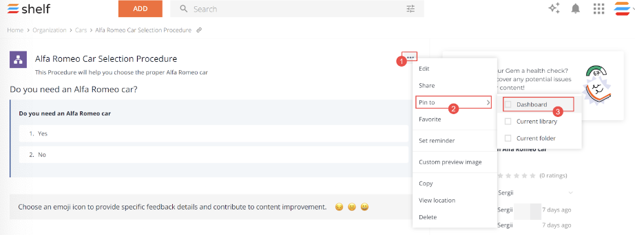 Shelf KMS Home Dashboard Overview Guide_v.1.1 | Shelf Help Center