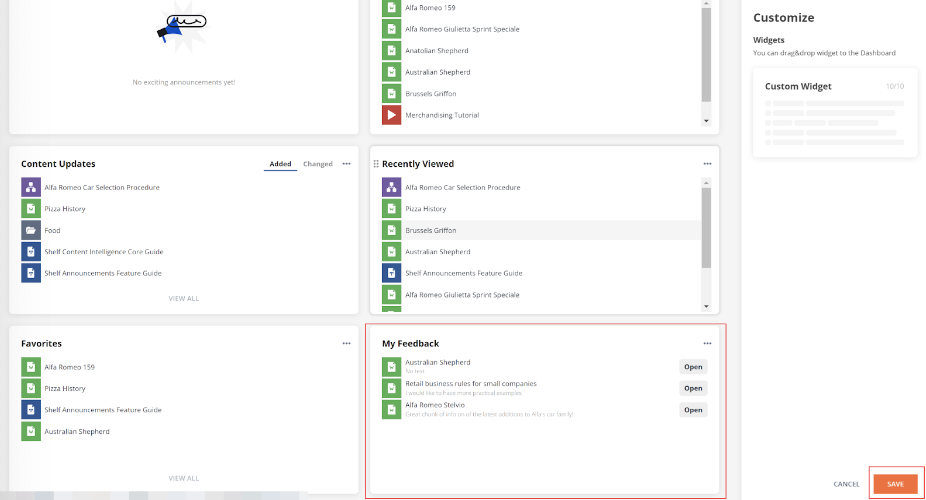 Shelf KMS Home Dashboard Overview Guide_v.1.1 | Shelf Help Center