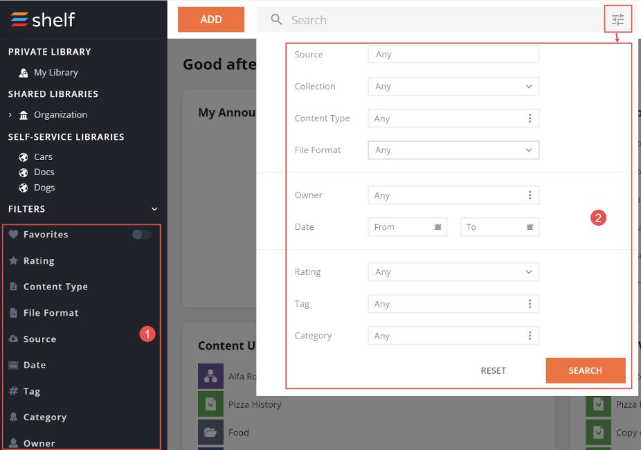 Shelf KMS Home Dashboard Overview Guide_v.1.1 | Shelf Help Center