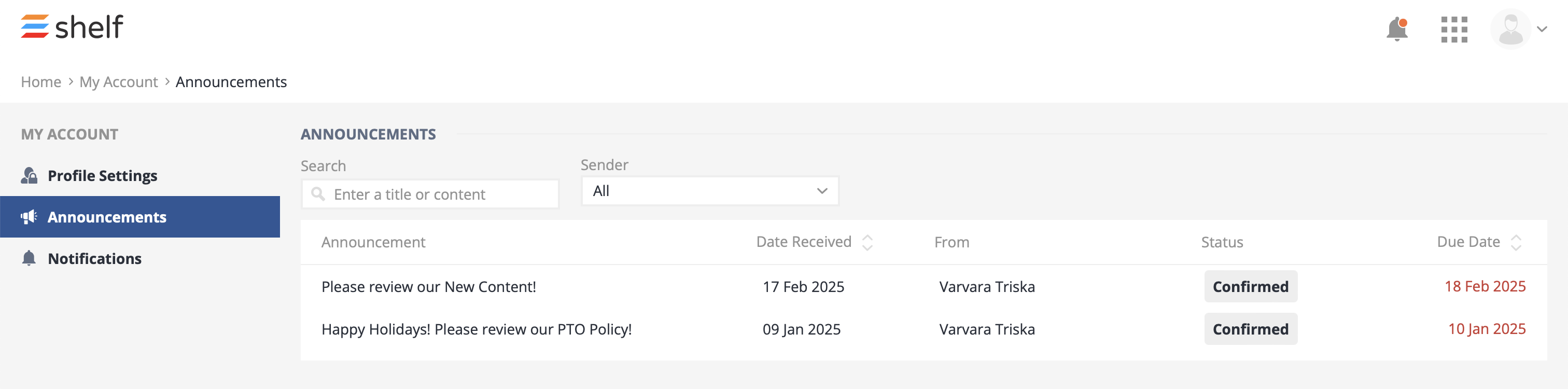 Training Guide for Agents | Shelf Help Center